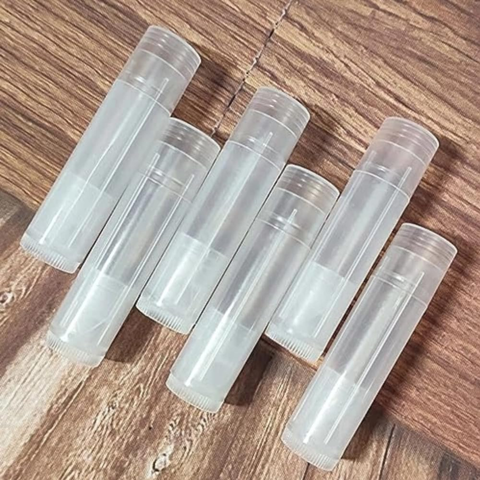 Empty Lipstick Containers Clear Lip Balm Tubes 5G Plastic Transparent ...