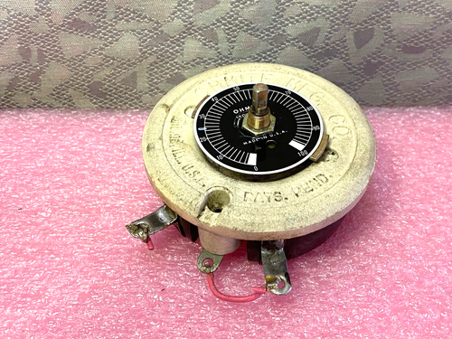 OHMITE RLS100 RHEOSTAT | eBay