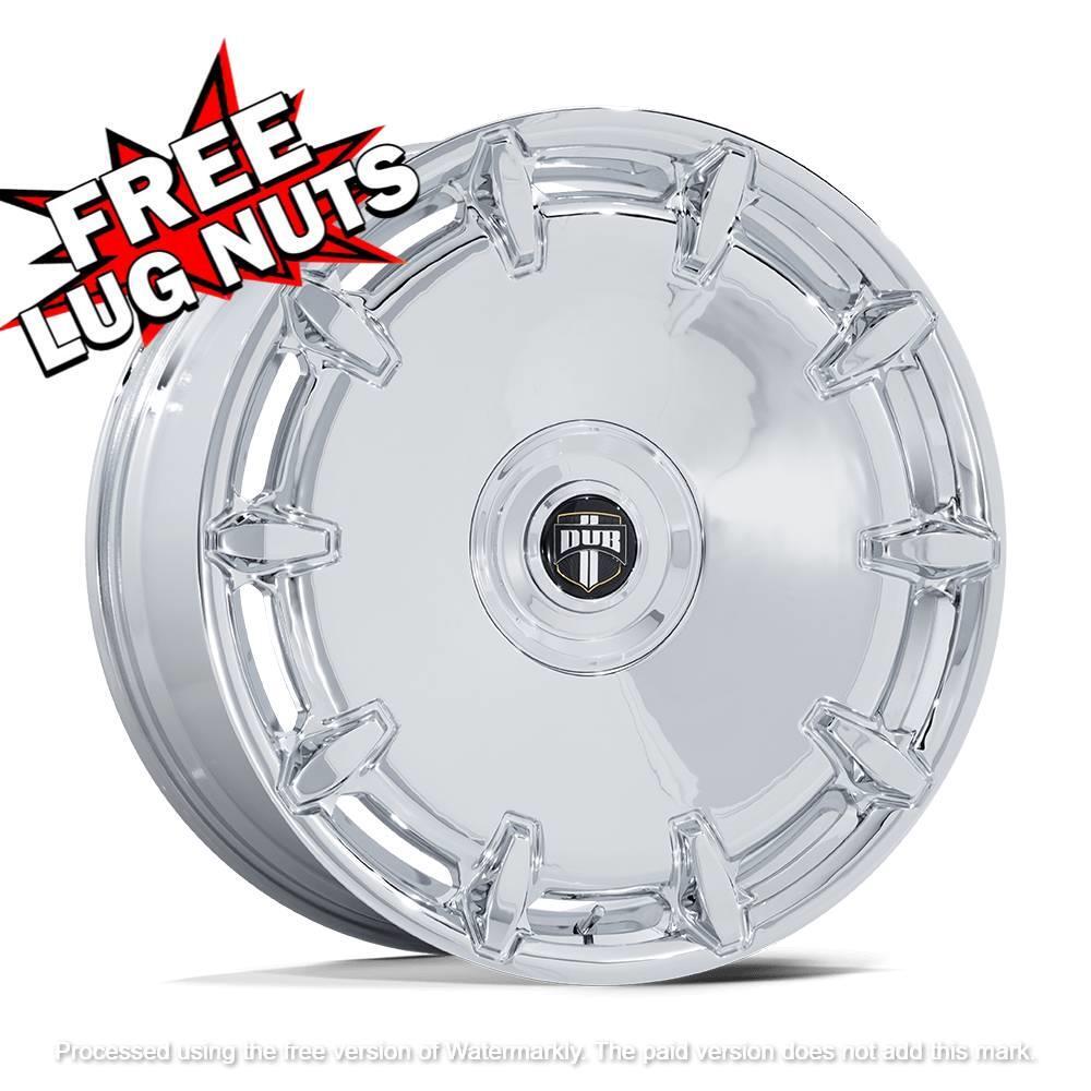24 inch 24x10 DUB DC271 CHEEF CHROME wheel rim 6x135 +30 | eBay