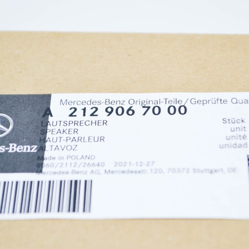 Mercedes-Benz E-Class W212 Front Door Loudspeaker A2129067000 | Genuine OEM