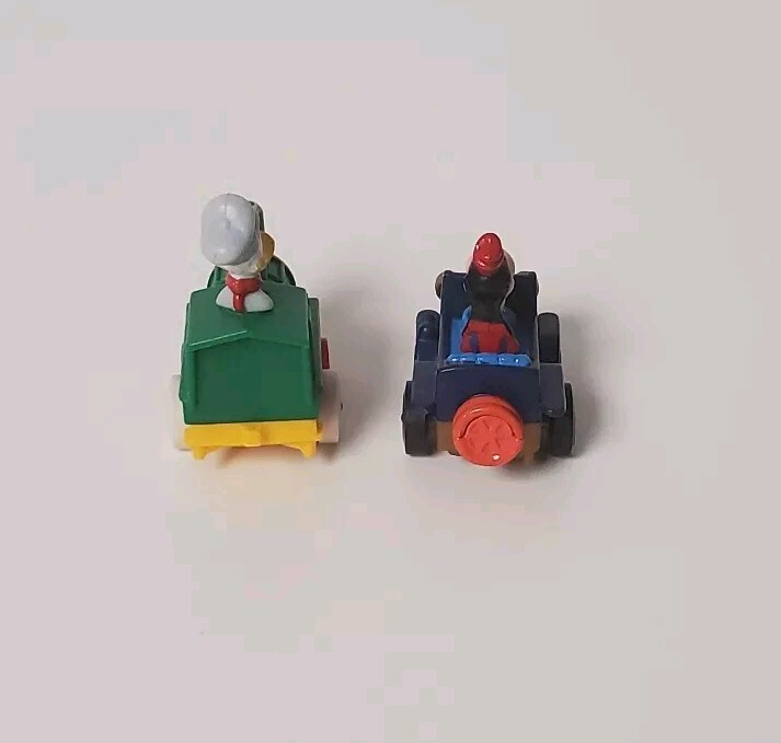 1988 Disney Donald Duck & Goofy Pull Back Train Car Engine McDonalds ...