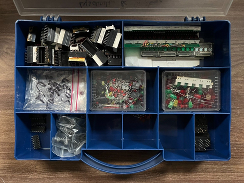 Lot of Mixed Electronic Components IC Chips, LEDs, Display Modules ...