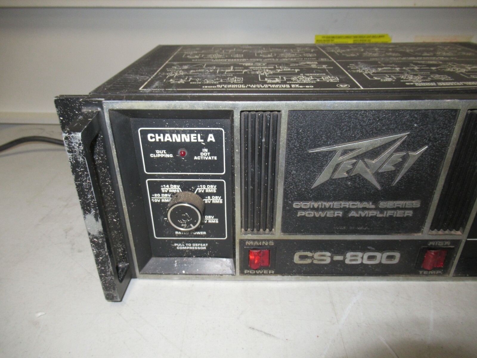 Peavey CS 800 Power Amplifier (read) | eBay