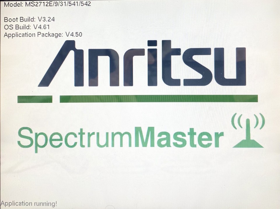 Anritsu MS2712E Spectrum Master Analyzer 100 kHz to 4 GHz Opt 9/31/541 ...