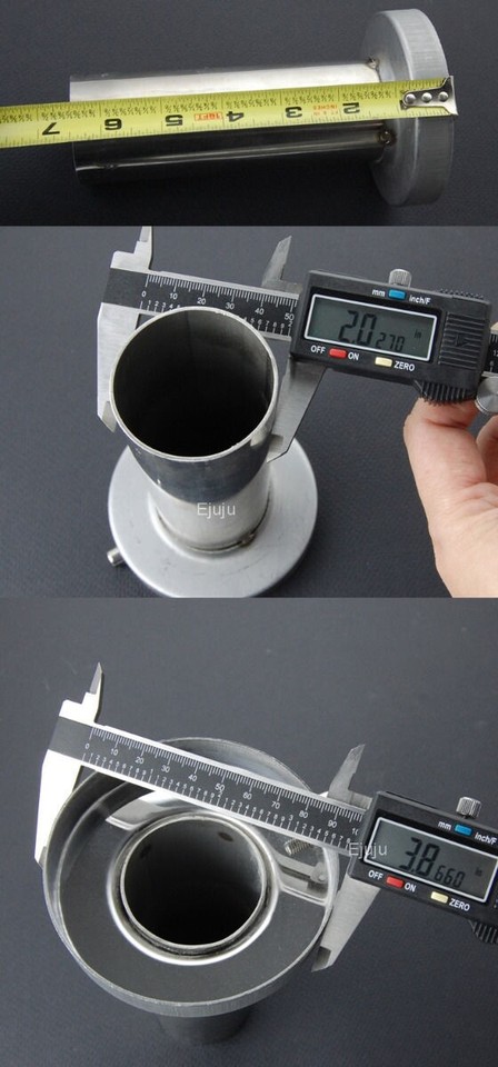 Silver Removable Stainless Muffler Silencer Insert For Benz 4" N1 ...