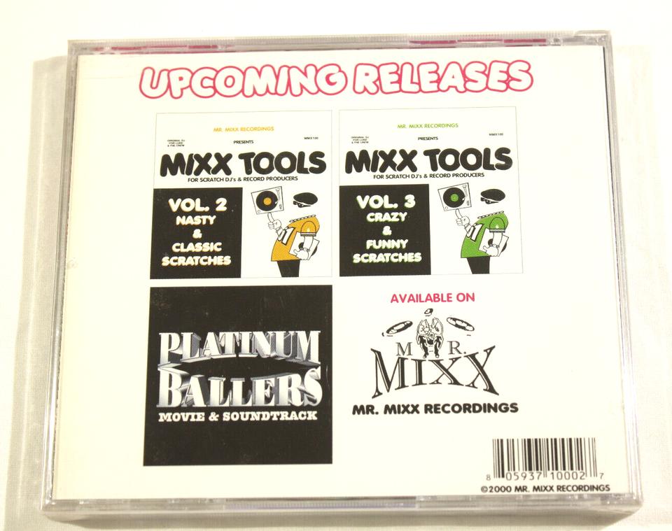 MIXX Tools Vol 1 Classic Scratches & Beat Breaks CD New 805937100027 | eBay