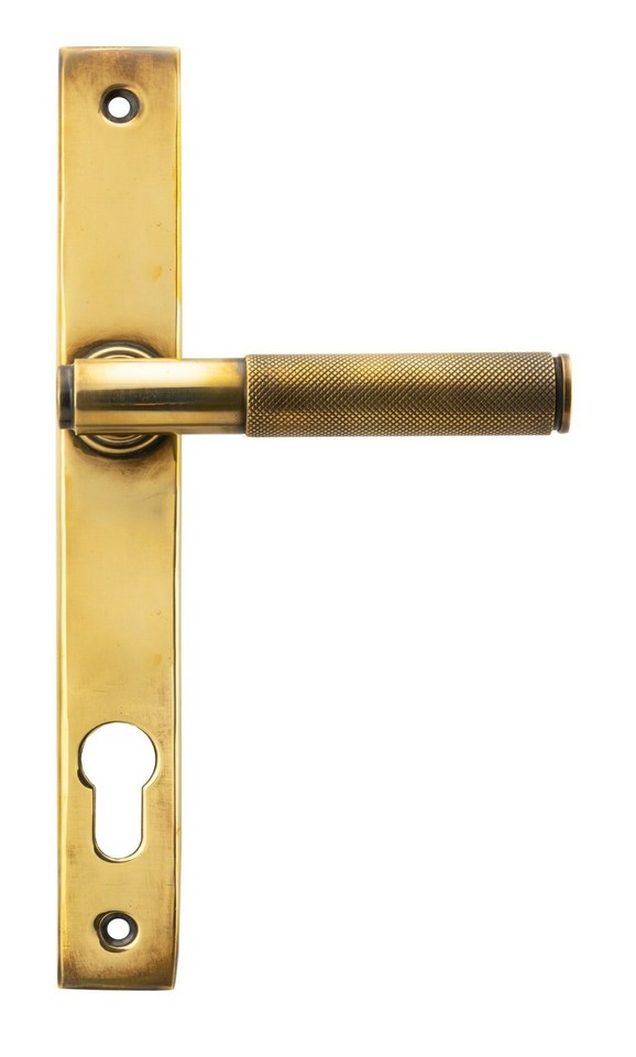 From The Anvil Door Lock Lever Handles Latch Set Aged Brass | eBay UK