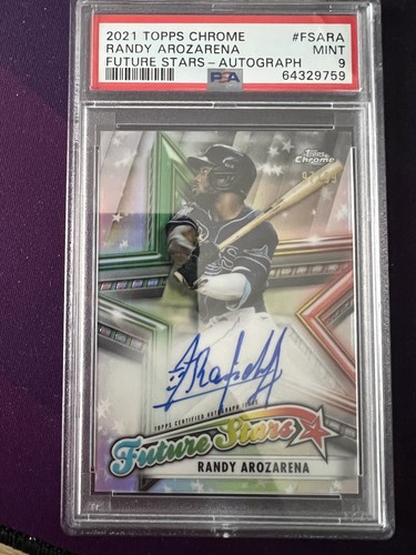 2021 Topps Chrome - Future Stars Autographs Randy Arozarena #FSA-RA /99 ...