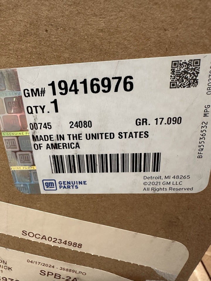 OEM NEW 2019-2025 Sierra Silverado Truck Bed Tonneau Cover By Advantage ...