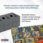 3 BCW Modular Sorting Tray 6 Cells Pack For Toploaders, Sleeves ...