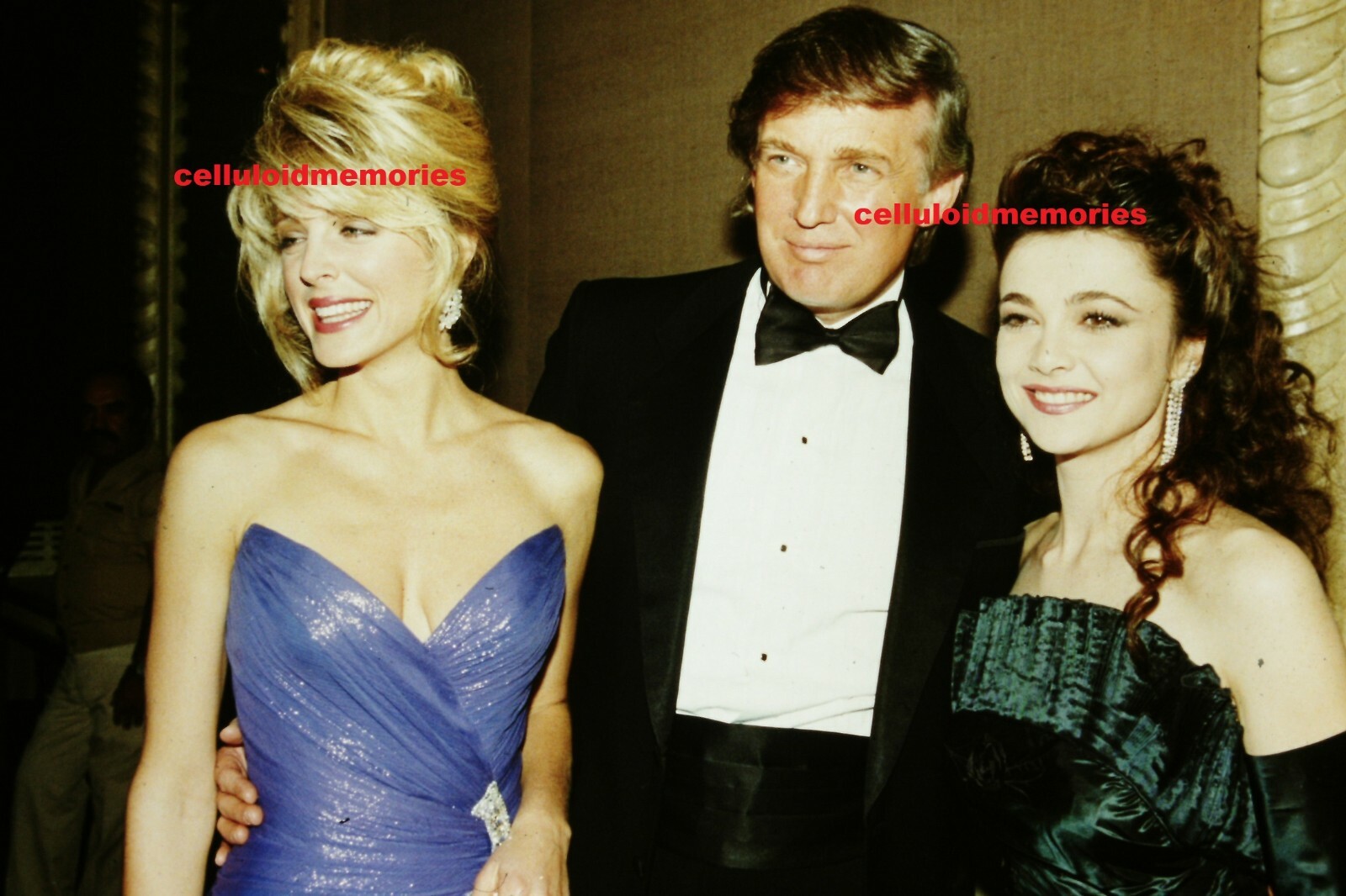 Original 35mm Slide President Donald Trump Marla Maples Emma Samms | eBay