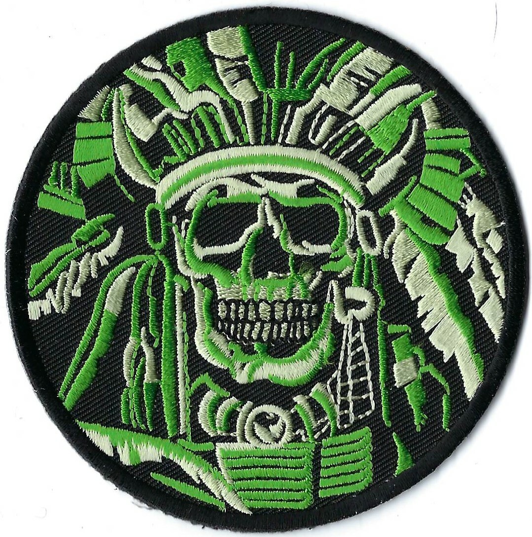UNKNOWN CHIEF SKULL MILITARY PATCH | eBay