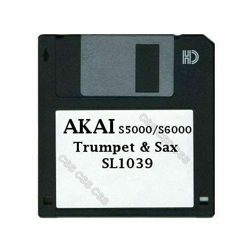 Akai S5000 / S6000 Floppy Disk Trumpet & Sax SL1039 | eBay