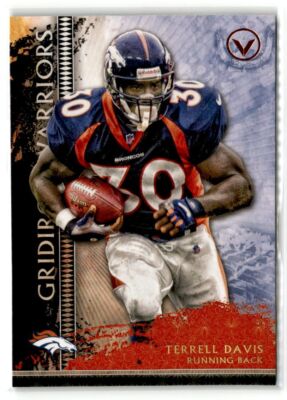 Terrell Davis Denver Broncos 2015 Topps Valor Gridiron Warriors #GW-TD ...
