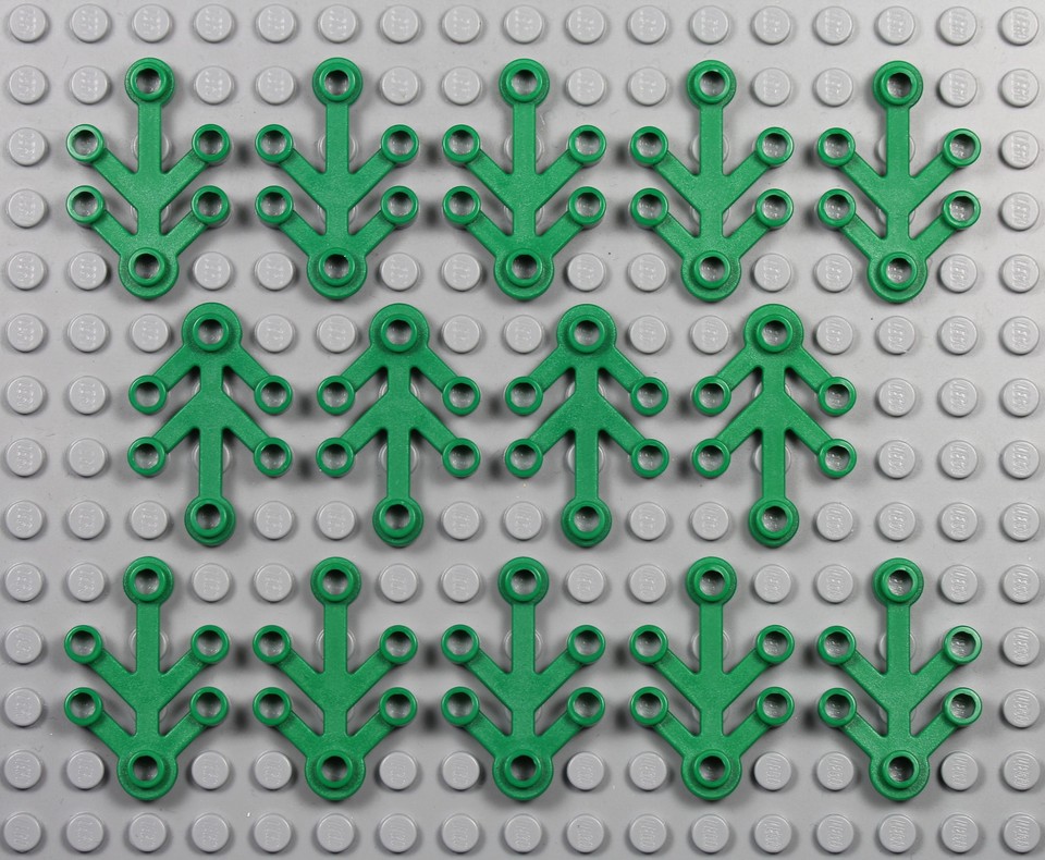 LEGO - Plant Leaves 4x3 - PICK YOUR COLOR - Tree Branch Forest Foliage ...