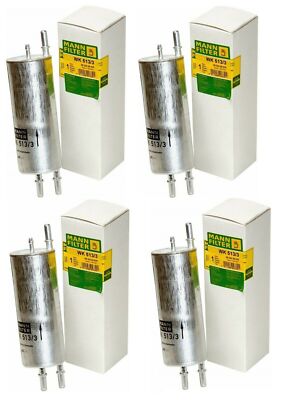 Set of 4 Fuel Filters & Regulators Mann WK5133 for BMW E53 X5 Range ...