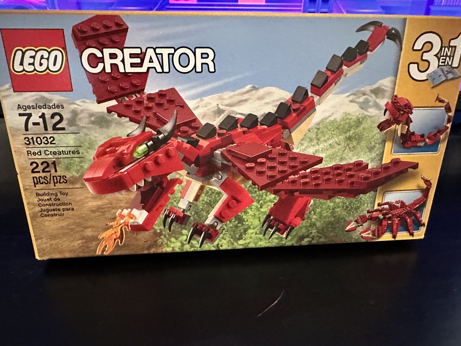 LEGO CREATOR Red Creatures 31032 3-IN-1 RETIRED SET with Box and ...