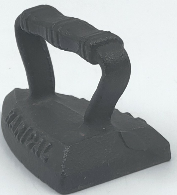 RARICAL Tablets Miniature Cast Iron Sad Iron Drug Advertisement ...