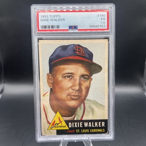 1953 Topps - Dixie Walker #190 (RC) - PSA 1.5 | eBay