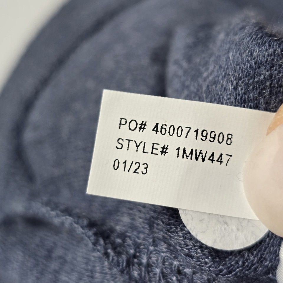 $129 Travis Mathew Small Cloud Waffle Crew Vintage Indigo Blue Nubby ...