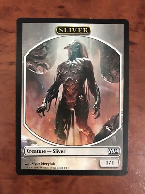 Sliver Token MTG Magic the Gathering Card NM Near Mint Core Set 2014 ...