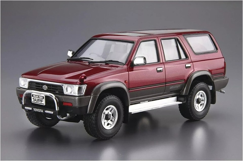 Aoshima No.104 Toyota VZN130G Hilux Surf SSR-X Wide Body 1/24 Scale ...