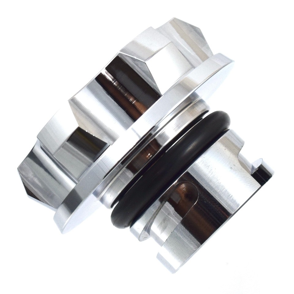 Chrome Billet Silver Engine Oil Anodized Oil Cap Filler For Silverado ...