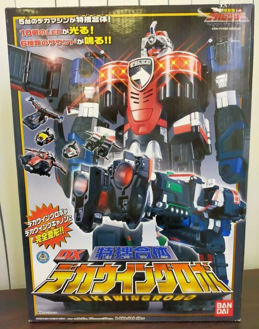 BANDAI Tokusou Sentai Dekaranger DX Tokusou Gattai DEKAWINGROBO Robo ...