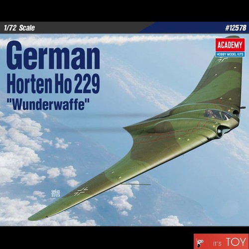 Academy 1/72 German Horten Ho 229 "Wunderwaffe" Aircraft Plastic model ...