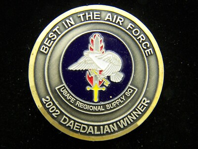 USAFE Regional Supply Squadron Commander USAF Challenge Coin | eBay