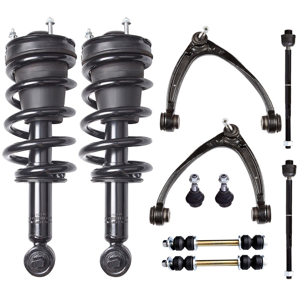 For Silverado Sierra Yukon XL1500 Tahoe Front Struts Upper Control Arms ...