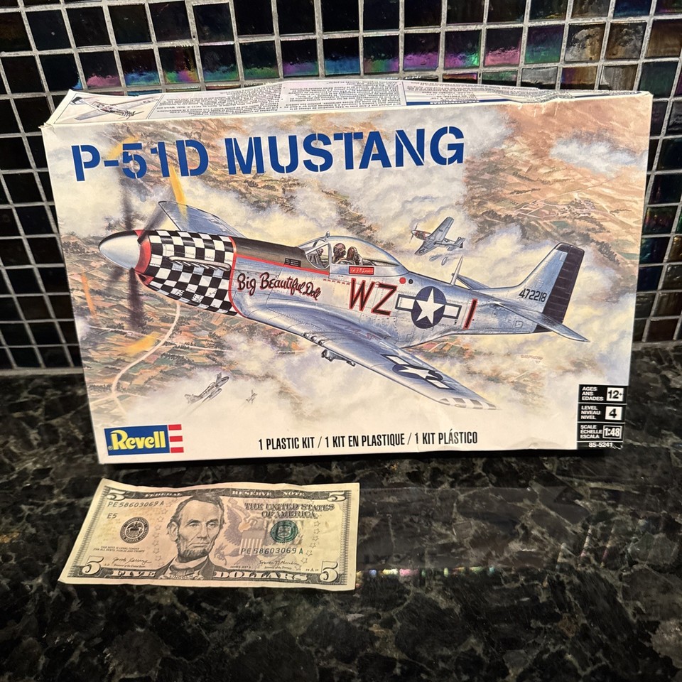 2020 REVELL Model P-51D MUSTANG Kit #85-5241 NEW Open Box COMPLETE | eBay