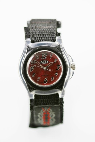 Fossil FSL Watch Mens Plastic Clear Black Nylon 100m Water Resistant ...