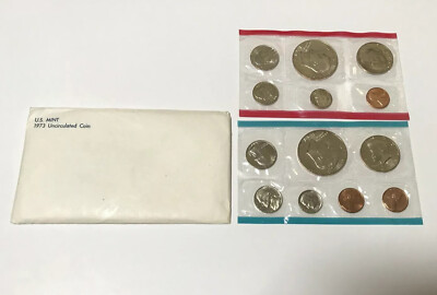 1973 Uncirculated Coin Set, U.S. Mint, Eisenhower Dollar | eBay