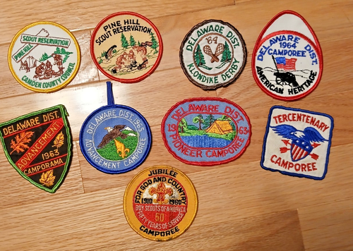LOT OF 9 BOY SCOUTS BSA PATCHES FROM 1960'S | eBay