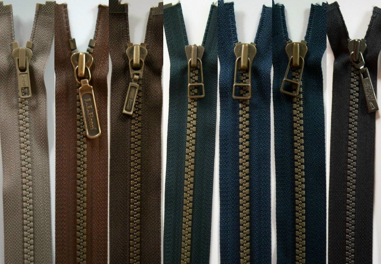 YKK or Dulon 25" Separating Vislon Zippers Made in USA Jackets, Coats ...