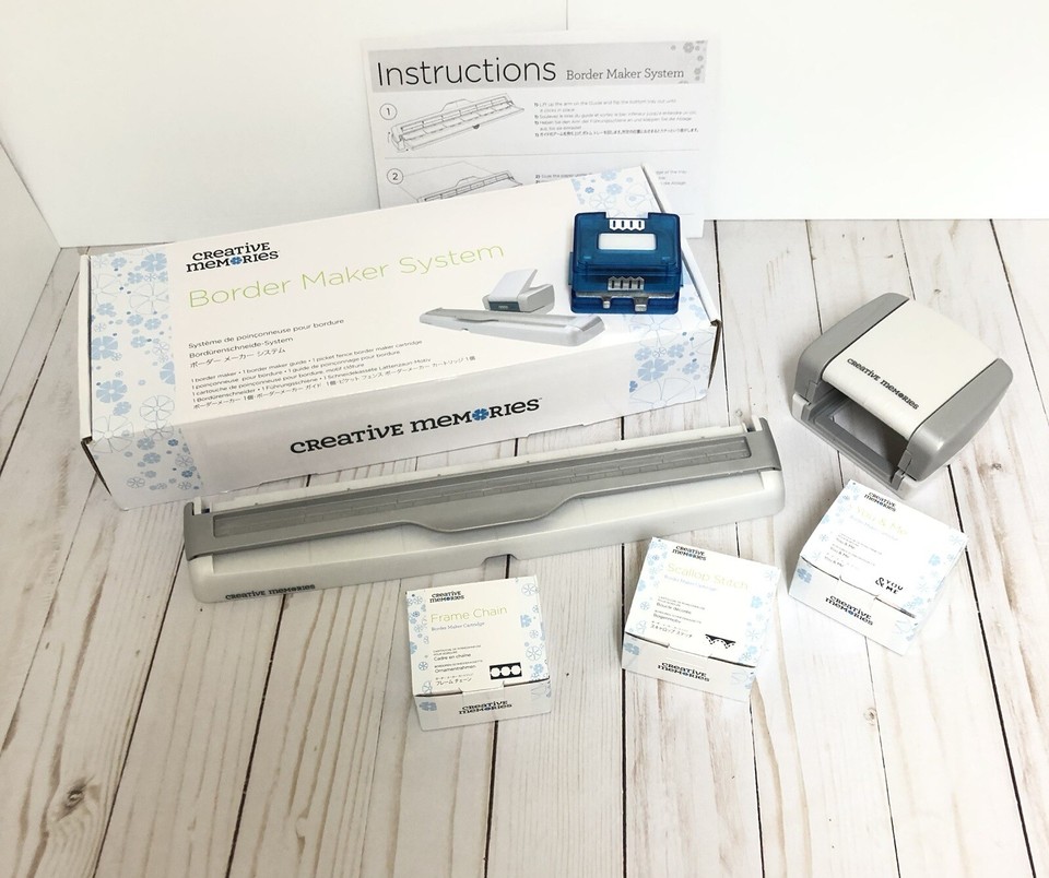 Creative Memories Border Maker System W/ 4 Cartridges | eBay