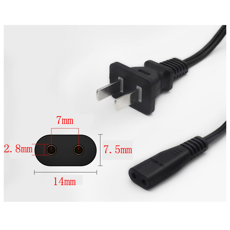 2pin Plug Spring Wire Charger Adapter For FLYCO FS810/FS817/FS818 ...