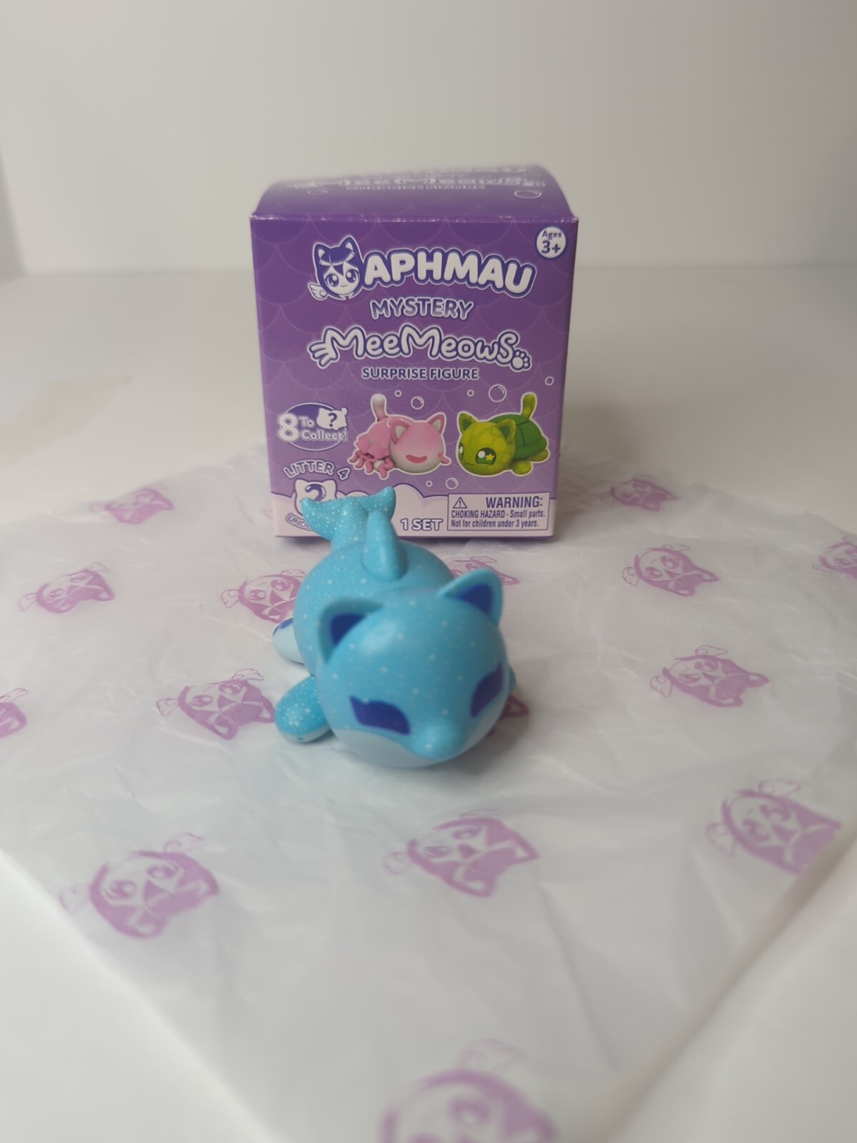 Aphmau MeeMeows Litter 4 Under The Sea Kitten Vinyl Figurine - Dolphin ...