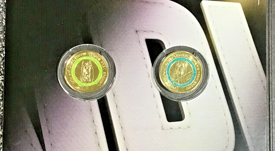 2024 NRL Premiership 19-coin collection set, Colour $2 Coins Unc New ...