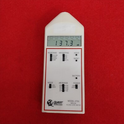 QUEST Technologies. Model 2700 Impulse Sound Level Meter (A) | eBay