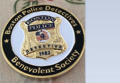 Boston Mass. Police Detective's Association Challenge Coin | eBay