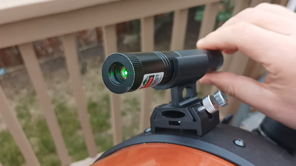 Base/Saddle/Bracket for Telescope Laser Pointer. ZWO AM5 Polar Finder ...