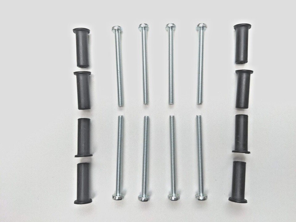 8 x Caravan/Motorhome M4 Rubber Grommet & Screw for Rear Light Cluster ...