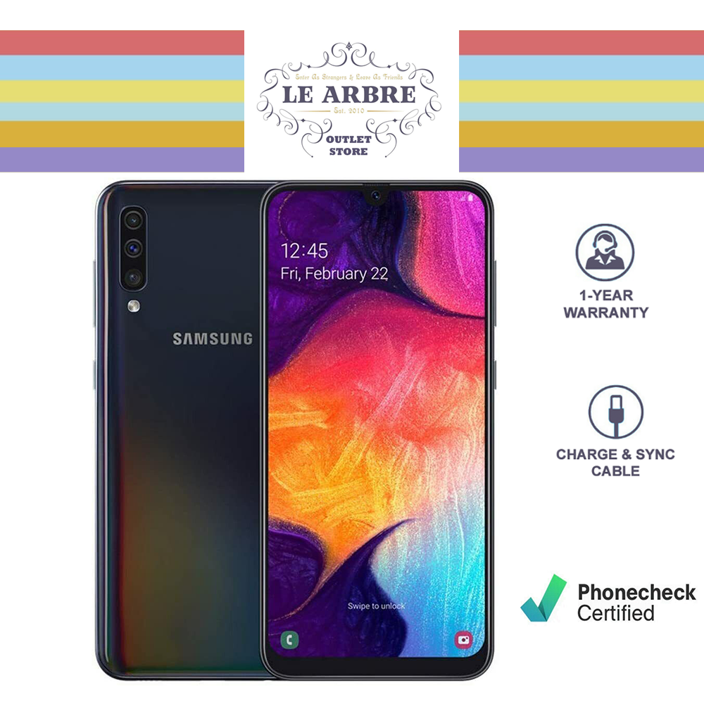 Fully Unlocked ⭐ GALAXY A50 4G LTE Black 64GB ⭐ EXCELLENT 887276368221 ...