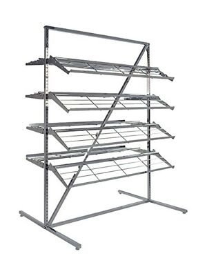 Econoco"T" Style Adjustable Shoe Rack with 8 Shelves, Chrome | eBay