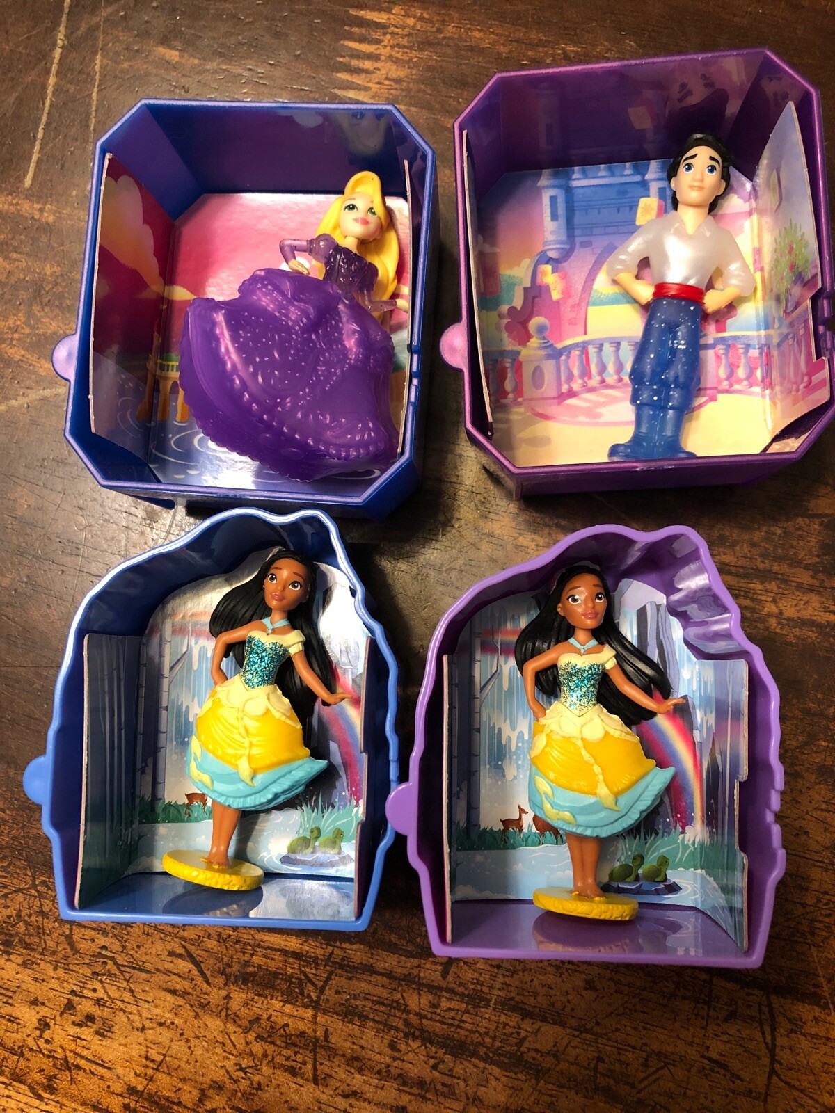 Disney Princess Gem Collection Series 4 Figure Lot No Caps U | eBay