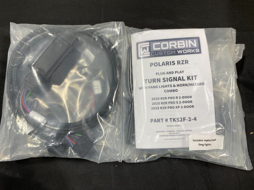 2025 Polaris RZR Pro XP Pro R Pro S Turn Signal Kit w/ Fang Lights ...