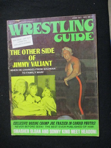 Vintage October 1972 Wrestling Guide The Other Side of Jimmy Valiant ...