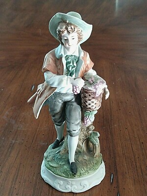 Vintage Classic Gallery Collection C8567 Gathering Grapes Figurine | eBay